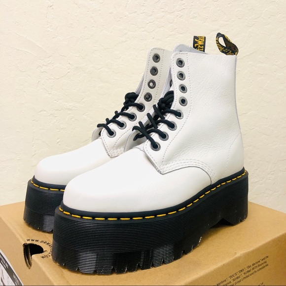 Dr. Martens | Shoes | Dr Martens 46 Pascal Max Platform Combat Boots ...